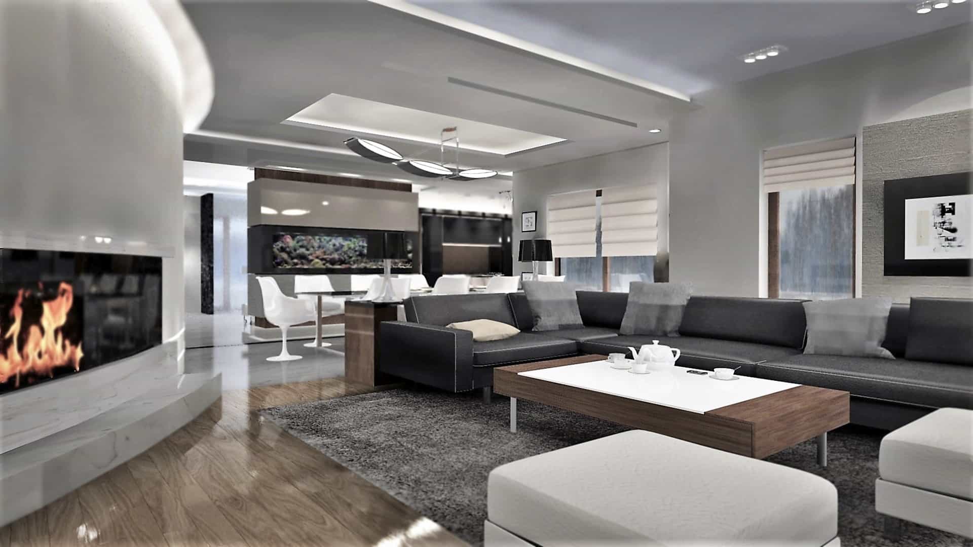 Dom w Józefowie - Bauart Studio projektowanie wnętrz Warszawa